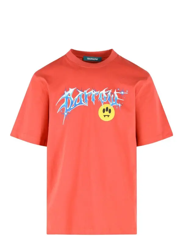 BARROW Logo Printed T-shirt - Red