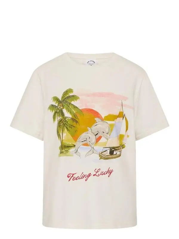 The Upside Graphic T-shirt - Cream