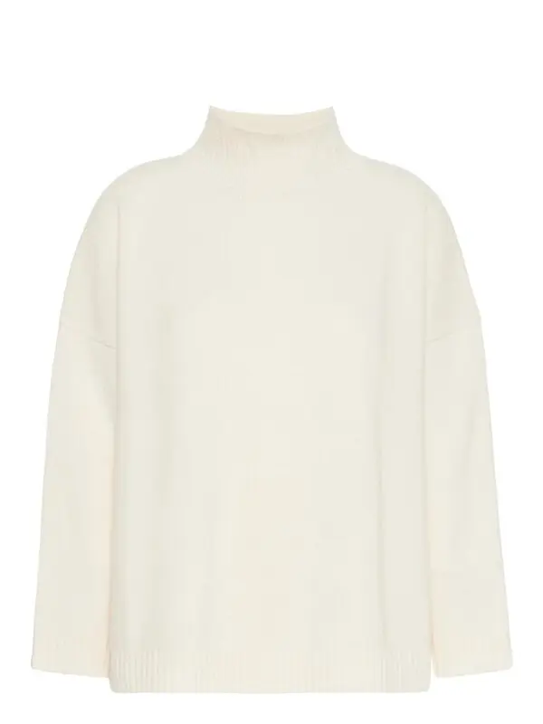 Max Mara Knit Turtleneck Jumper - Ivory