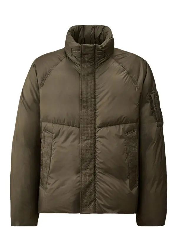 C.P. COMPANY Down Shield Hooded Lens Jacket - Brown