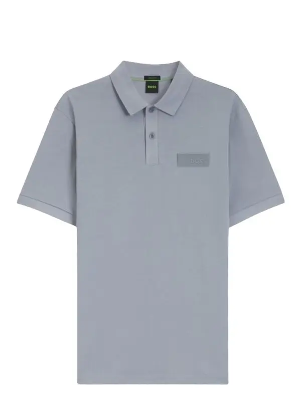 Hugo Boss Collared Short-sleeved Polo Shirt - Blue