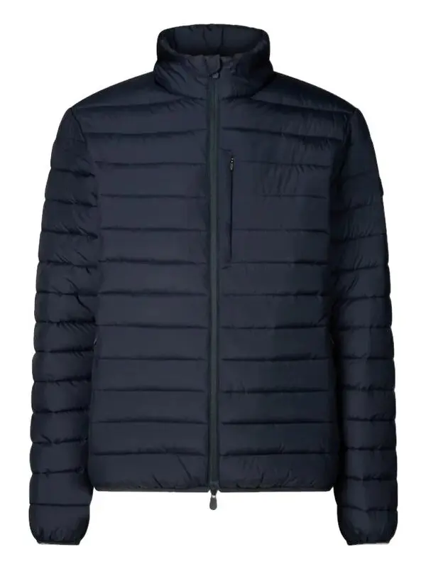 SAVE THE DUCK Zip-up Down Jacket - Black