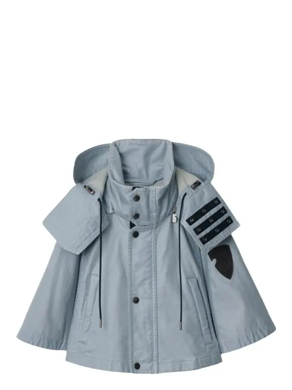 Burberry Bleached Cotton Hooded Capelet - Gale