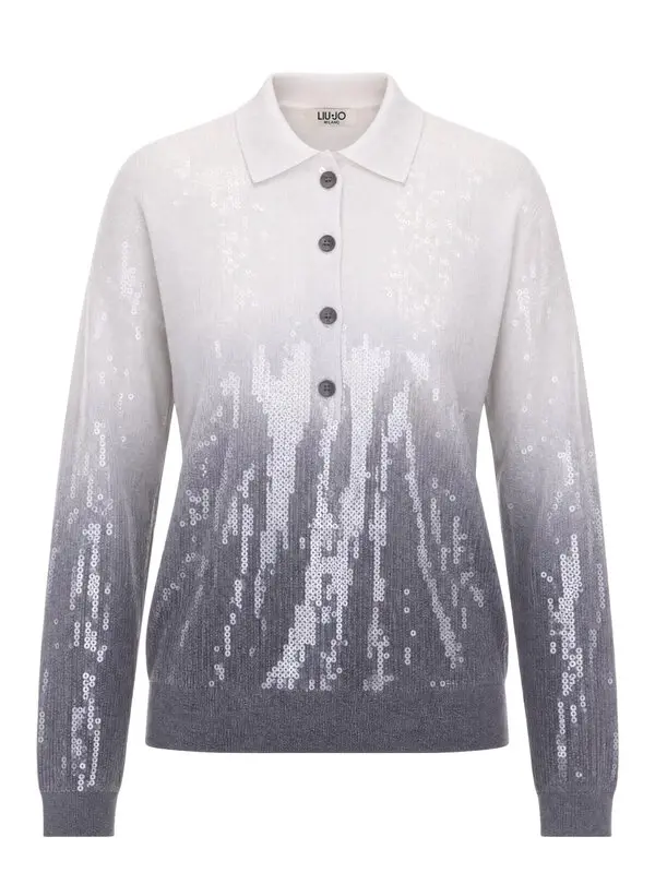 Liu Jo Sequined Jumper - Gray
