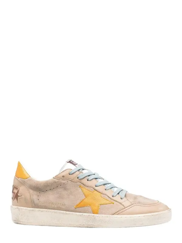 GOLDEN GOOSE Ballstar Lace-up Sneakers - Nude