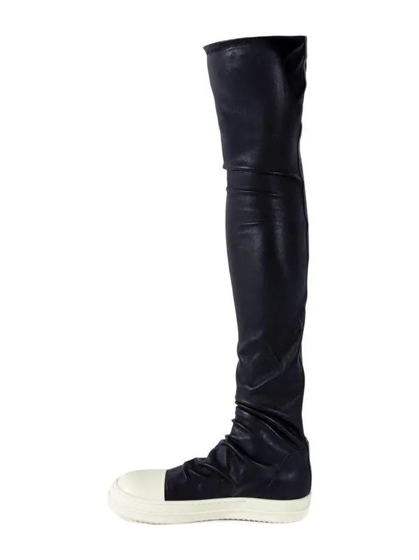 Rick Owens Knee-high Stocking Sneakers - Black