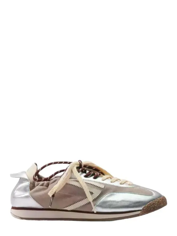 PURAAI Panther Metallic Sneakers - Silver