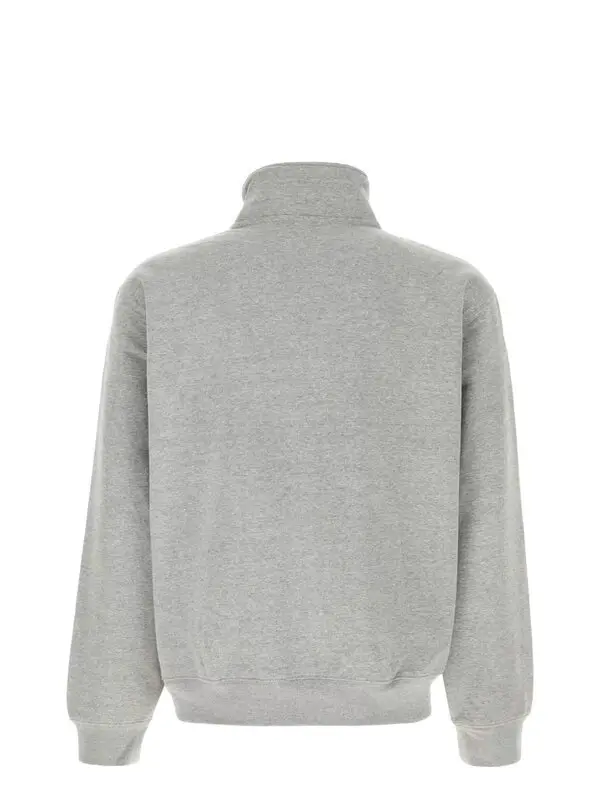 The North Face Essential Simple Dome Relaxed 1/4 Zip Sweatshirt - Grey