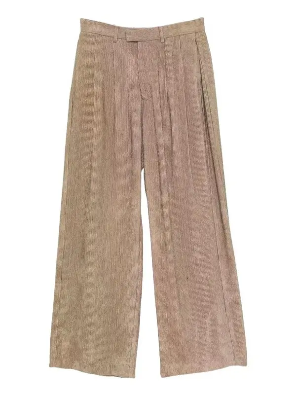 R13 Wide-leg Corduroy Trousers - Neutrals