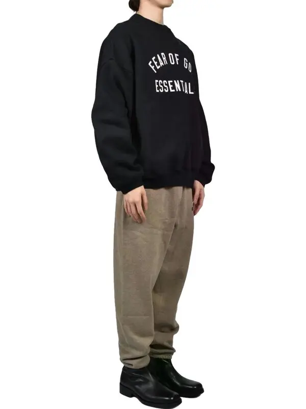 ESSENTIALS Logo-print Sweatshirt - Black