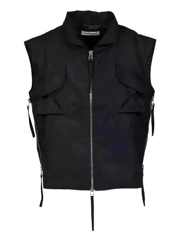 FFFPOSTALSERVICE Darted Utility Vest - Black