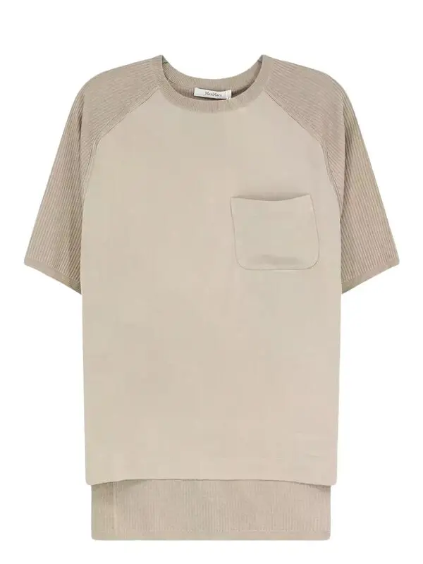 Max Mara Ribbed-knit Silk-blend Sweater - Neutrals