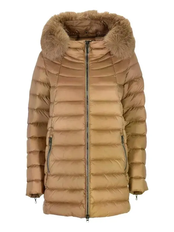 COLMAR Quilted Down Jacket - Neutrals