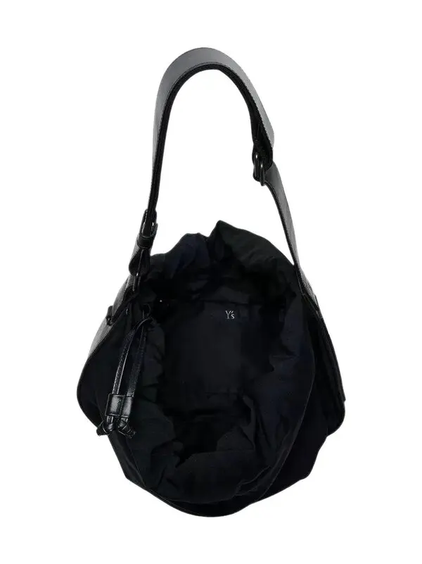 Y’s Mini Drawstring-fastening Tote Bag - Black