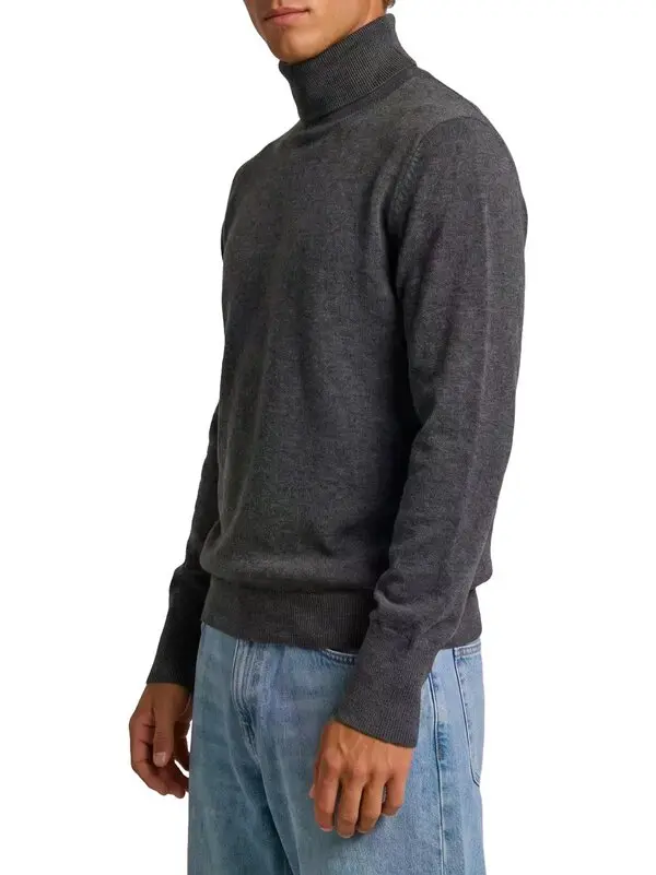 BALLANTYNE Cashmere Roll-neck Sweater - Grey