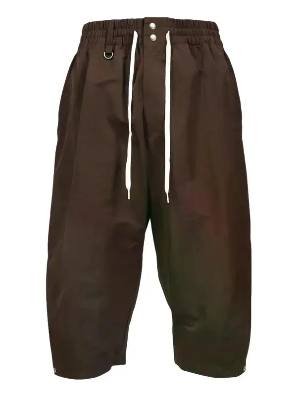 WALES BONNER X Y3 Ripstop Shorts - Brown