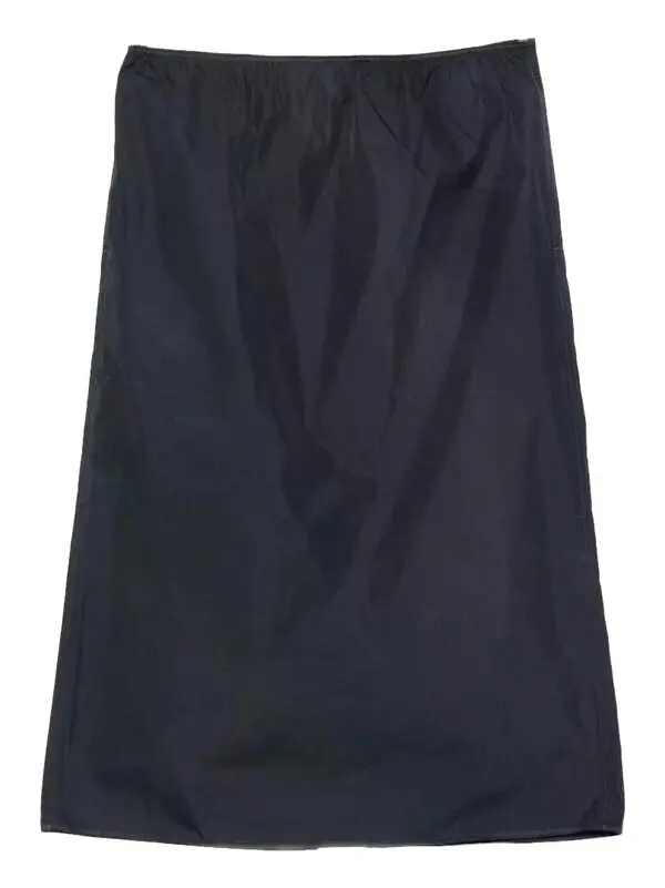 Soeur Elasticated Waist Straight Skirt - Black