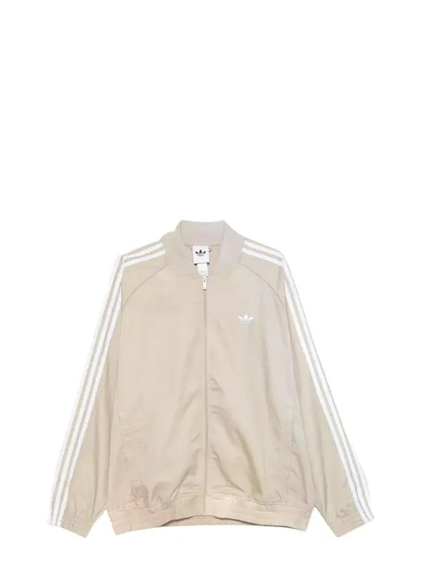 Adidas Stripe-detail Jacket - Neutrals