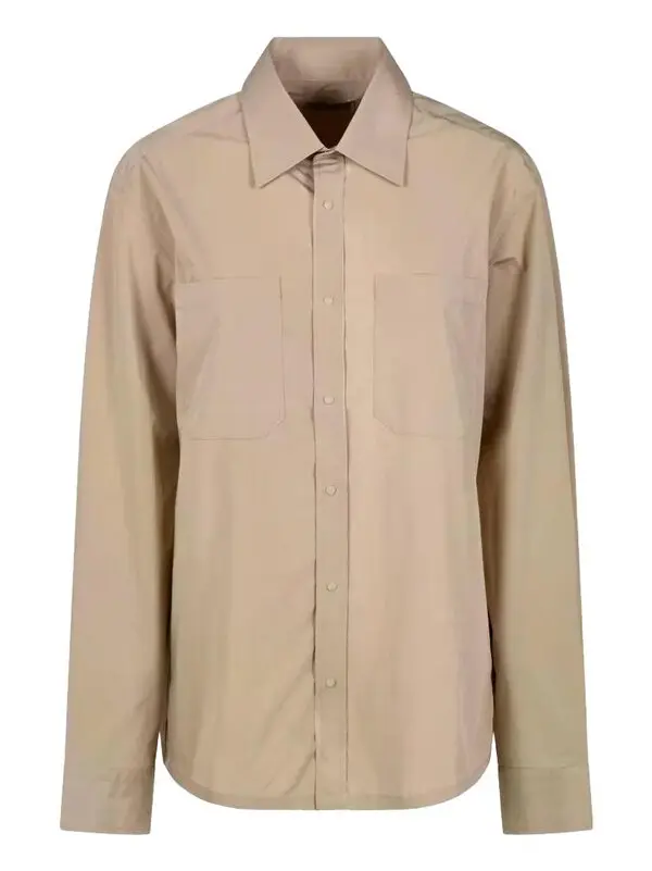 Herno Patch-pocket Long-sleeve Shirt - Neutrals