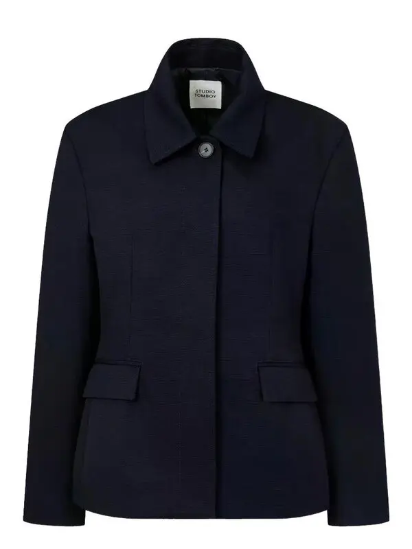 STUDIO TOMBOY Flap-pocket Jacket - Blue