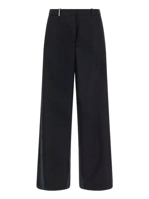 Peserico Punto Luce Palazzo Pants - Blue