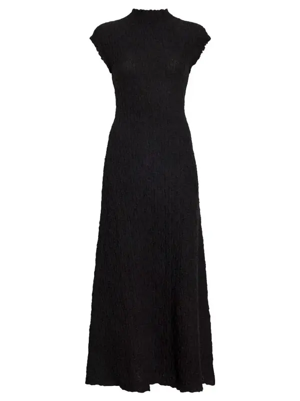 Proenza Schouler White Label Cleo Jersey Jacquard Midi Dress - Black