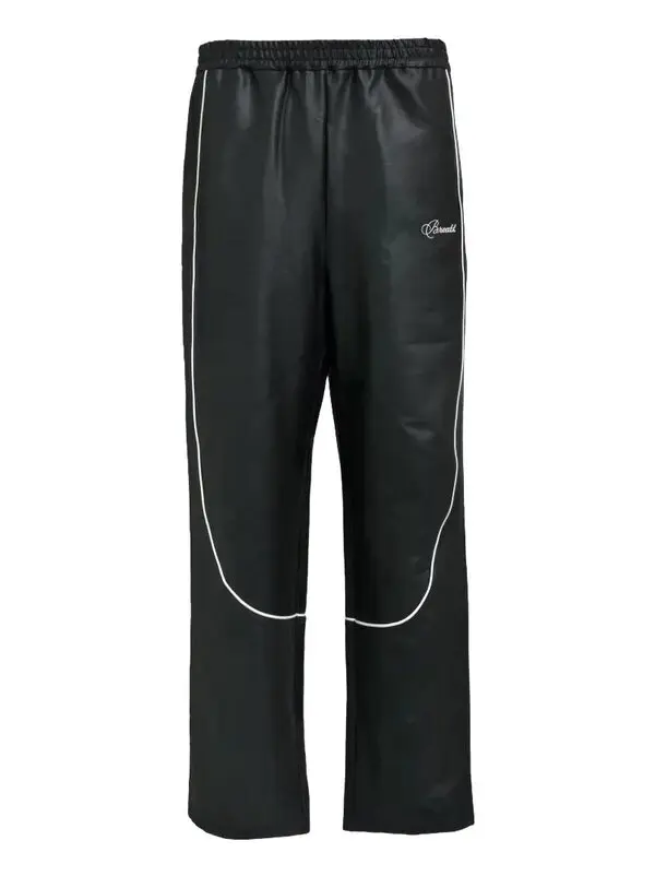 BREATH Logo-embroidered Piping Track Pants - Black