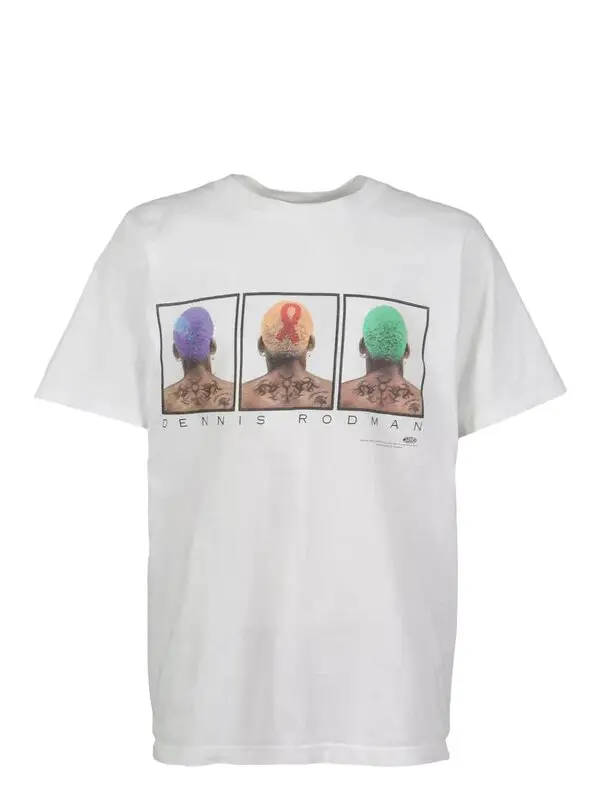 EARTHLING COLLECTIVE Dennis Rodman Graphic-print T-shirt - White