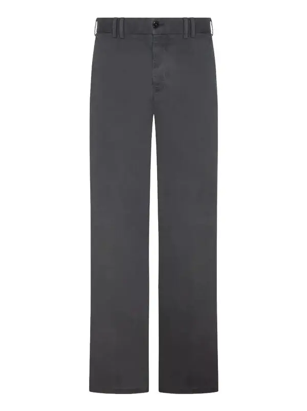 PT TORINO Cotton Straight-leg Trousers - Grey