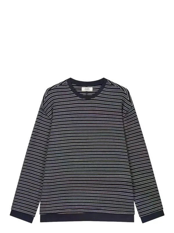 STUDIO TOMBOY Striped Long-sleeve T-shirt - Blue