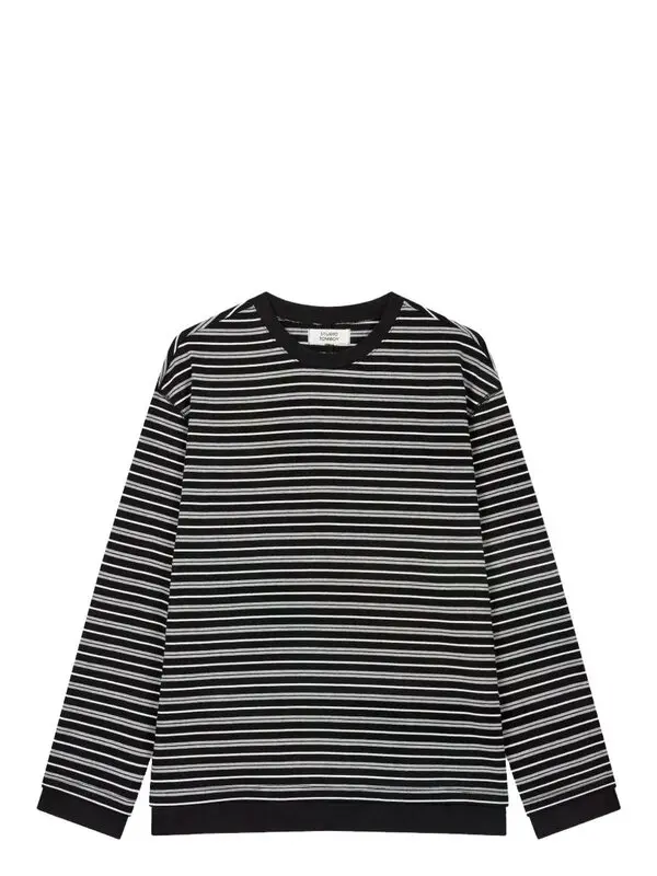 STUDIO TOMBOY Striped Long-sleeve T-shirt - Black