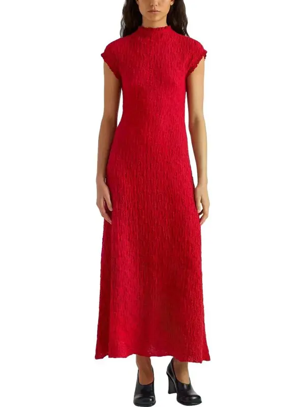 Proenza Schouler White Label Maxi Cleo Jersey Jacquard Dress - Red