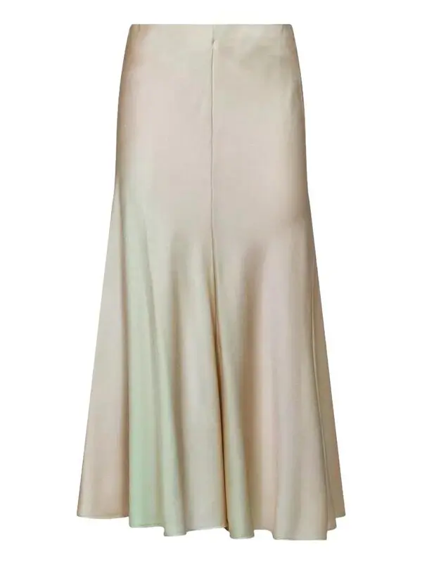 Brunello Cucinelli Bias-cut Flared Skirt - Neutrals