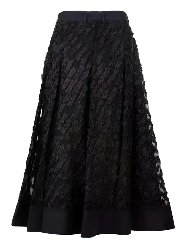 3.1 Phillip Lim Textured-finish Midi Skirt - Black