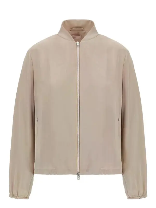 Herno Zip-fastening Bomber Jacket - Neutrals
