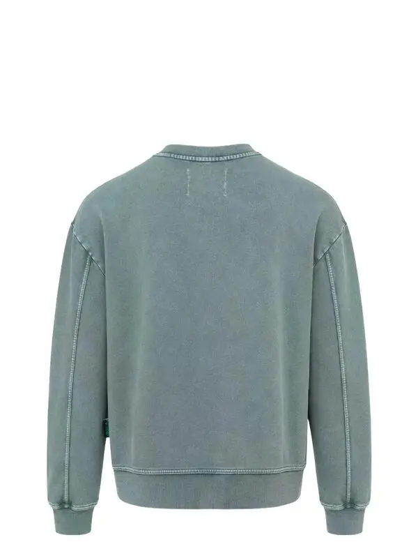 Andersson Bell Heart-graphic Sweatshirt - Green