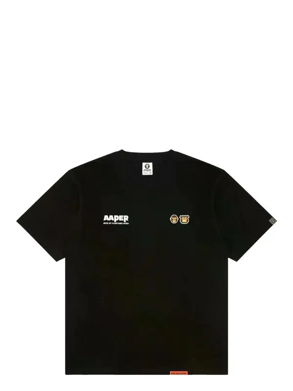 AAPE BY *A BATHING APE Aaper Logo-patch T-shirt - Neutrals