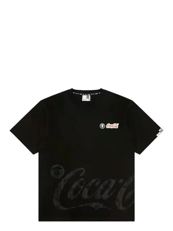 AAPE BY *A BATHING APE X Coca-cola Graphic-print T-shirt - Black