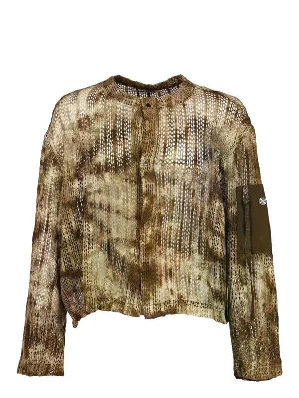 PACE Uji Crochet Shirt - Brown