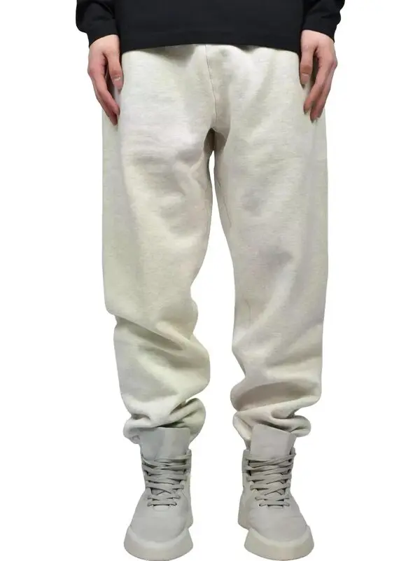 ESSENTIALS Logo-print Tapered Track Pants - Neutrals