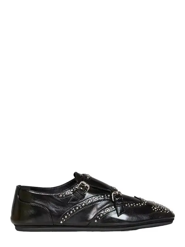 Fendi Stud Loafers - Black