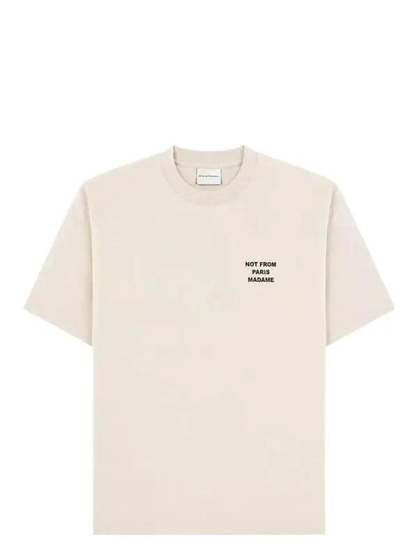 Drole De Monsieur Not From Paris Madame T-shirt - Neutrals