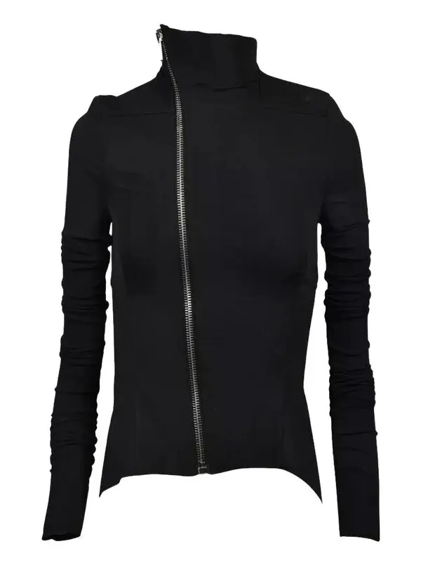 Rick Owens Gary Asymmetric-zip Jacket - Black