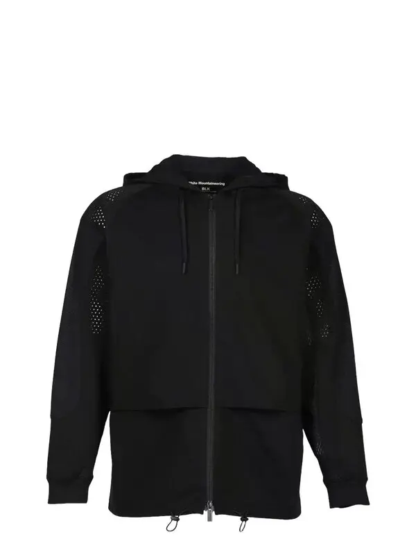 WHITE MOUNTAINEERING Layered Zip-up Hoodie - Black