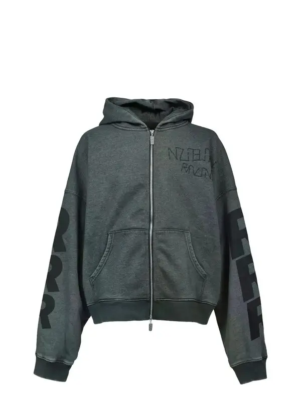 RRR123 Zip-up Hoodie - Grey