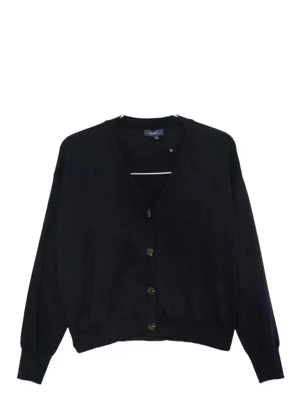 Soeur V-neck Merino Cardigan - Blue