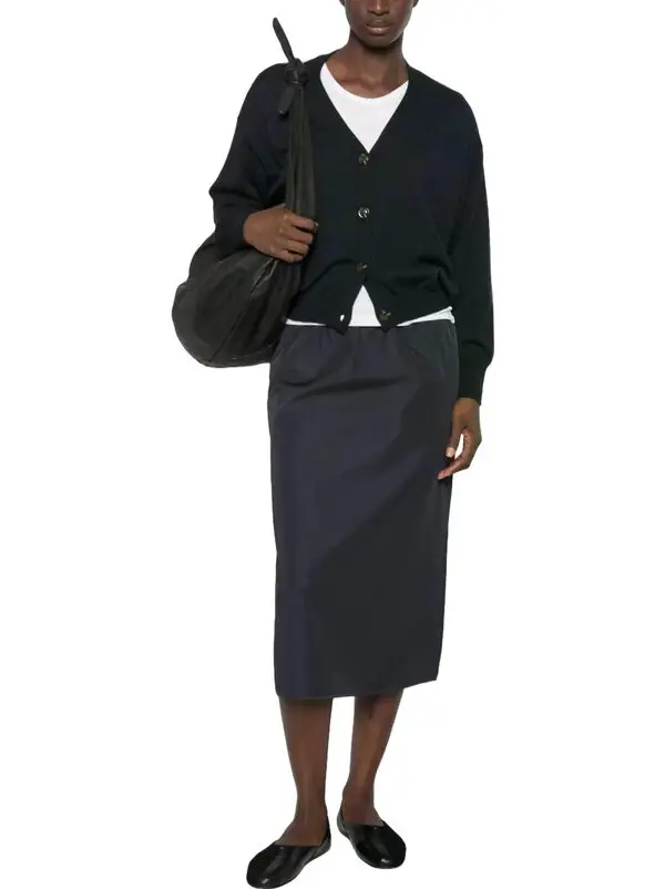 Soeur V-neck Merino Cardigan - Blue