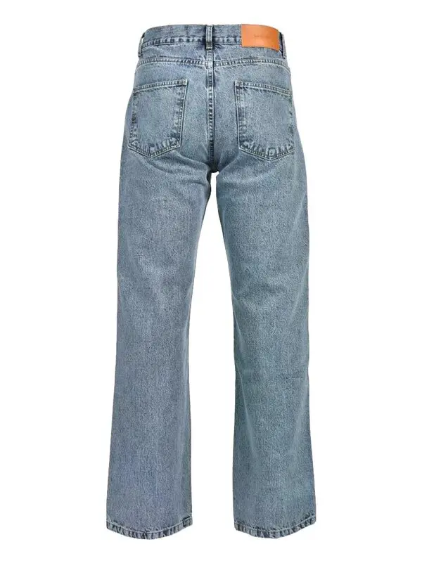 SECOND / LAYER Big Papi Logo-patch Jeans - Blue