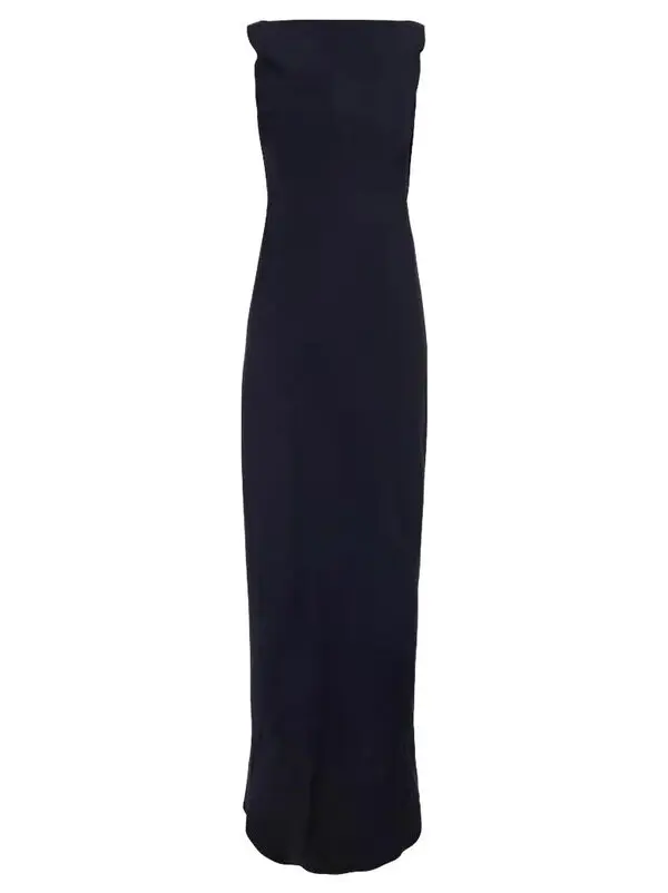 Antonelli Firenze Cowl-back Sleeveless Maxi Dress - Blue