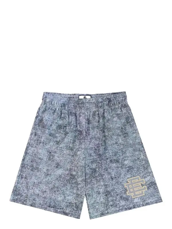 ERIC EMANUEL Logo-print Mesh Shorts - Grey